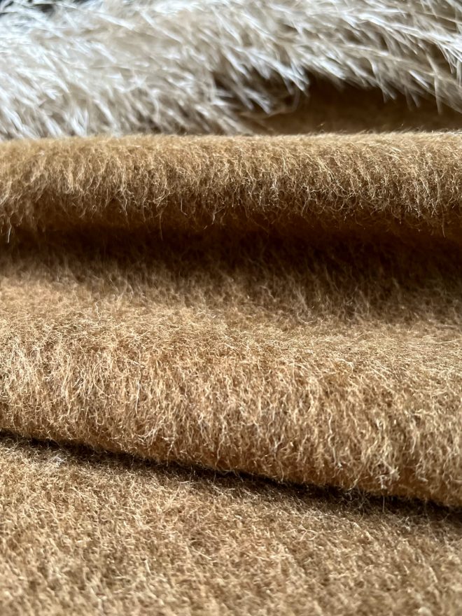 Tissu lainage Camel - Laine & alpaga - My Dress Made