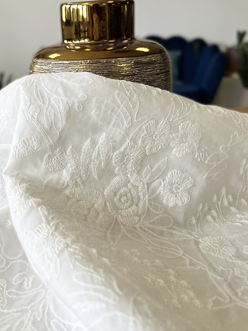 Coupon broderie Alba ( 90 cm) - My Dress Made